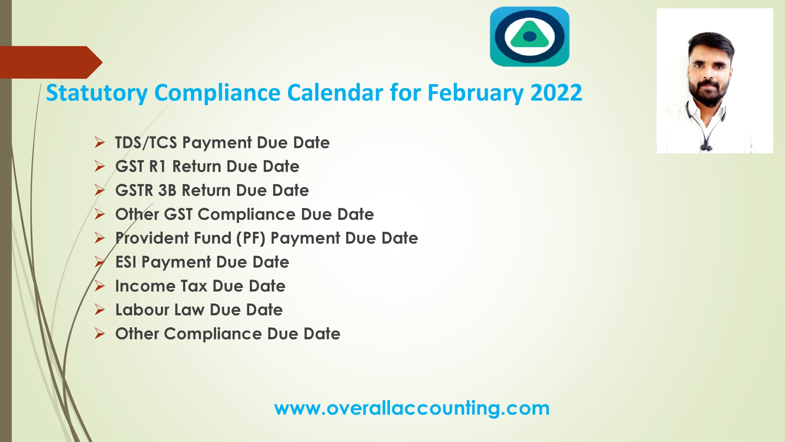 Statutory And Tax Compliance Calendar For February 2022 Overall Statutory And Tax Compliance Calendar For February 2022 Overall